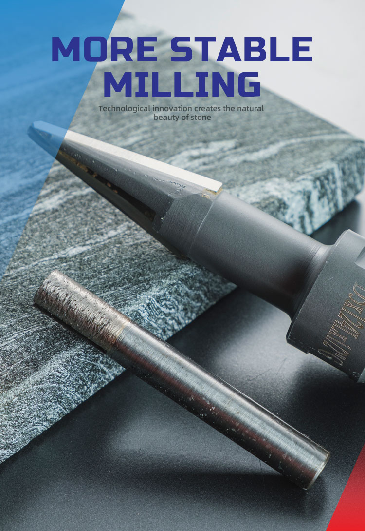 CNC Conic Mill Bit-Linsing Diamond Tools