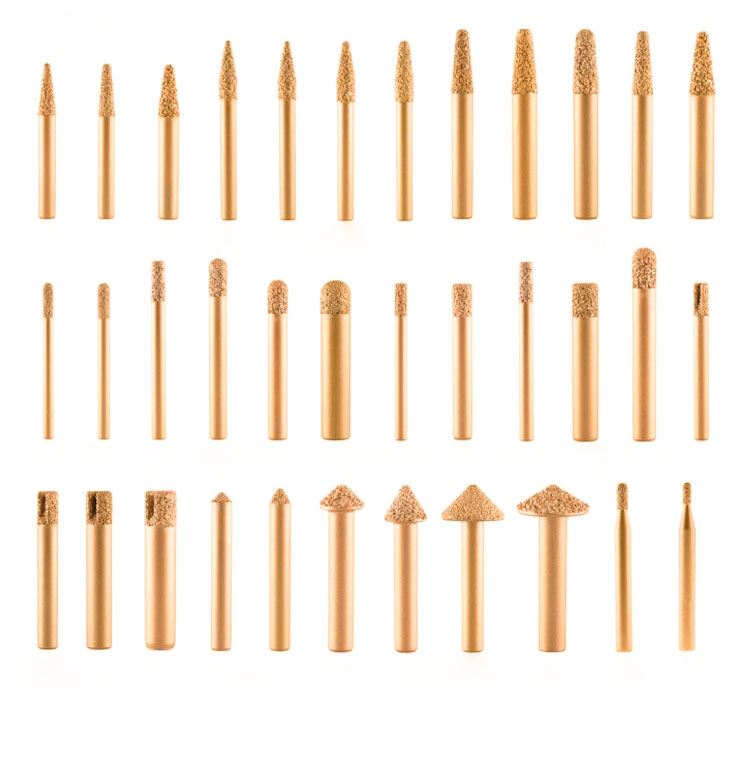 Vacuum Brazed Diamond Engraving Bit-Linsing Diamond Tools